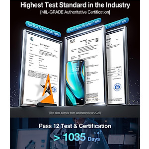 UltraGlass [2023 NEW] Invisible Privacy Armor for iPhone 14 Pro Max Screen Protector [UNBREAK TOP 9H+ Shatterproof] Stealth HD Privacy Screen Protector 14 Pro Max Tempered [Longest Durable] 2 Packs