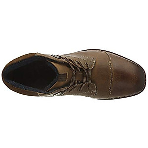 bugatti Men's Oxford Boot, Cognac, 10