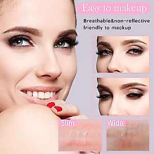 1080Pcs Premium Quality Natural Invisible Single Side Eyelid Tape Stickers Medical-use Fiber Eyelid Lift Strip, Instant Eye Lift Without Surgery, Perfect for Uneven Mono-Eyelids