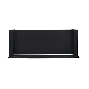 Linon Carlton Padded Bench, 44.5"W x 17"D x 30"H, Black