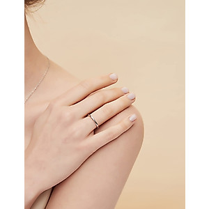 EAMTI 2mm 4mm 6mm 925 Sterling Silver Ring High Polish Plain Dome Wedding Band Comfort Fit Size 3