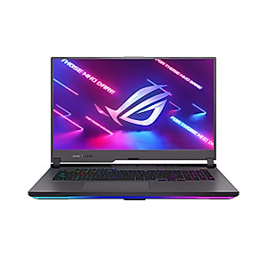 ASUS ROG Strix G17 (2021) Gaming Laptop, 17.3” 300Hz IPS Type FHD, NVIDIA GeForce RTX 3070, AMD Ryzen 9 5900HX, 16GB DDR4, 1TB PCIe NVMe SSD, RGB Keyboard, Windows 10, G713QR-ES96