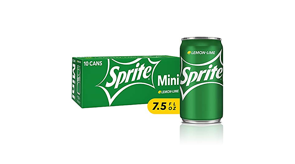 Sprite Mini Cans: Crisp Lemon-Lime Soda, Caffeine-Free Refreshment