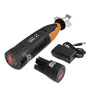 EYSENC Wireless Chainsaw Sharpener, Electric Handheld Chainsaw Sharpening Kit High-Speed Chainsaw Chain Sharpener Electric Tool and 3 Sizes High Hardness Diamond Chainsaw Sharpener Orange