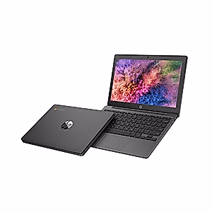 HP Chromebook 11-inch Laptop, Touchscreen, MediaTek MT8183, MediaTek Integrated Graphics, 4 GB RAM, 32 GB eMMC Storage, Chrome (11a-na0040nr, Ash Gray) (Renewed)