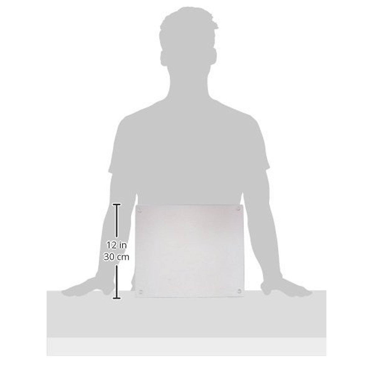 Farberware Large Glass Utility Cutting Board, Dishwasher-Safe Tempered Glass Kitchen Board with Non-Slip Feet, Scratch Resistant, Heat Resistant, Shatter Resistant, 12-Inch-by-14-Inch, Clear