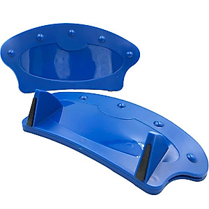 Yuanhe Set of 2 Playing Card Holder for Kids Seniors,Hands Free Cards Holders for Cards Game, Poker Parties, Family Card Game Nights (Blue)