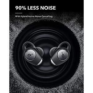 Soundcore by Anker Life A2 NC Multi-Mode Noise Cancelling Wireless Earbuds, ANC Bluetooth Earbuds with 6-Mic Clear Calls, 35-Hr Playtime, and Deep Bass, Fast Charging, Transparency, and App