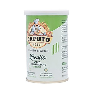 Antimo Caputo Lievito Active Dry Yeast 3.5 Ounce Can - Made in Italy - Perfect with 00 Flour