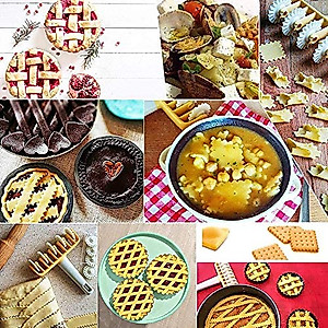 HSOMiD Wheel Roller Pastry Mould Household Baking Pastry Tools Wheels Time-Saver Dough Craft Pie Pastry Dough Lattice Cutter