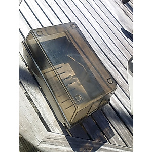 Longform: Vintage 1980s Floppy Disk 5 1/4 5.25 Storage Case Data-Case Hinged Plastic Holder