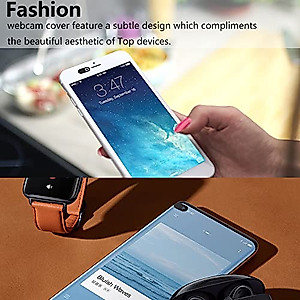 Meruns Laptop Camera Cover Slide - Privacy Protection Accessory, No Residue, Safe Screen -8 Pieces