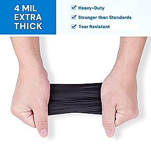 EDI Disposable Vinyl Gloves Large, 100 pcs (Black)
