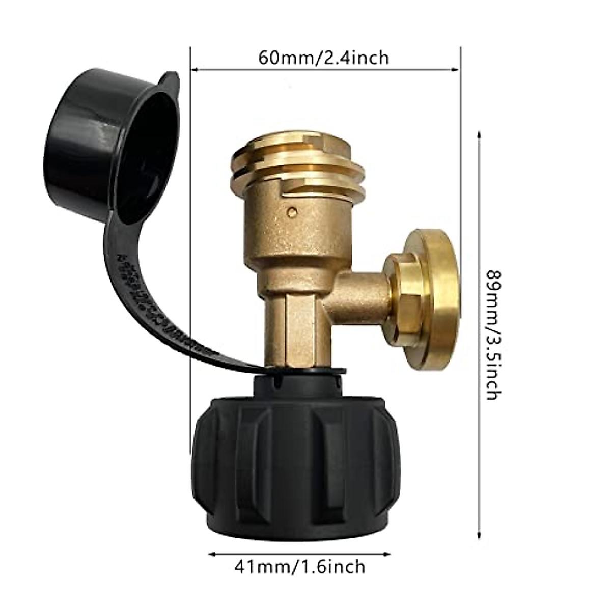 Propane Tank Gauge Level Indicator Pressure Meter Upgraded Propane Gas Leak Detector for Rv Camper Cylinder Heater