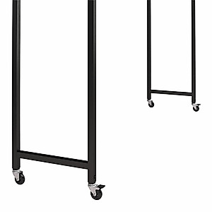 Ameriwood Home Park Hill Adjustable Height Over-The-Bed Desk with Castors, White