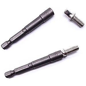 Jiayouy Drum Keys 5 Pack Chrome Steel Construction Standard Drum Keys with Ratchet Torque Wrench Drill Bit Drum Key Tuner Percussion Hardware Tool for Drum Accessories