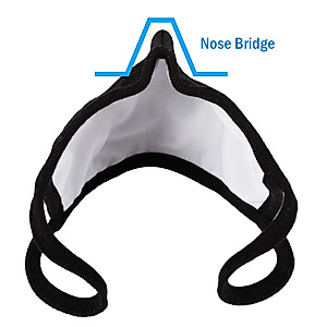 WITHMOONS Cloth Face Mask Washable Reusable 3-Ply Mouth Shield Breathable with Nose Wire 12PACK EU0304 Black