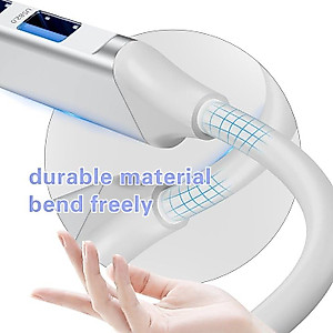 USB-c Hub, USB 3.0 hub QUAUTYER 4 in 1 USB Port Extender USB Splitter for Laptop, USB hub for MacBook Pro/Air and More Devices