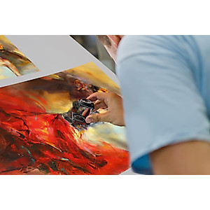 Dancing Lady Oil Paintings on Canvas 12x16 Inch Framed Wall Artwork for Living Room Bedroom Home Decorations Wall Decor Red Girl Dancer Artwork Ready to Hang -Style A