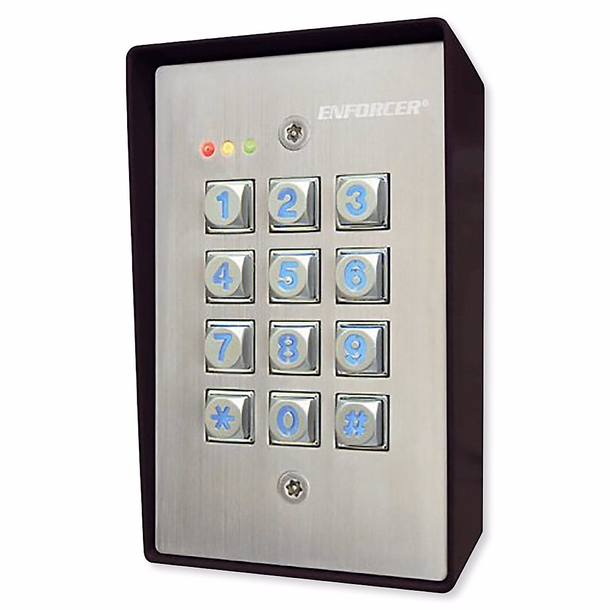 Seco-Larm SK-1123-SQ Weather-Resistant Illuminated Stand-Alone Keypad (1)