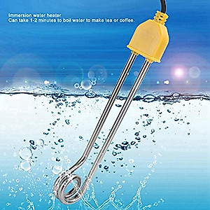 Labuduo Immersion Heater, Immersion Boiler Blow Up Hot Tub Portable 1000W Pool Heater for Bathroom Sinks Outdoor Pond, Buckets, and Inflatable Swimming Pools(12)