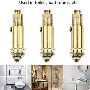 Soaying 6 PCS Sink Plug Replacement Basin Bath Waste Click Spring Brass Plug Bolt for Kitchen Sink Bath Tub Drain Stopper