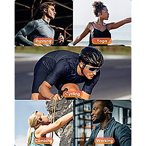 Bone Conduction Headphones, Open Ear Bluetooth Earbuds with Mic, Sweatproof Wireless Bone Conducting Headset, Inductivv Earphones with microphone for Running, Cycling, Gym, Hiking, Driving and Sports