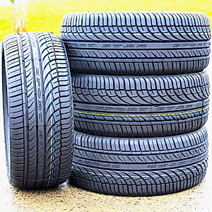 Set of 2 (TWO) Fullway HP108 All-Season Passenger Car High Performance Radial Tires-235/45R18 235/45ZR18 235/45/18 235/45-18 98W Load Range XL 4-Ply BSW Black Side Wall UTQG 380AA