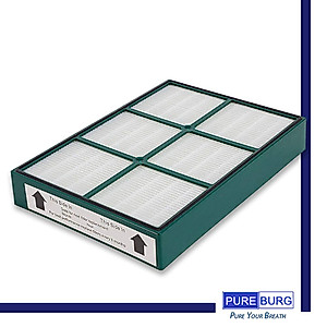 PUREBURG 30936 Replacement True HEPA Filter Compatible with Hunter 30936 fits Quiet Flo 30090 30095 30105 30117 30119 30130 36117 36127 36095 37090 30197 30999 30058,1-Pack