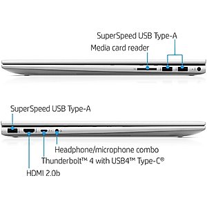 2022 HP Envy Laptop 17.3" FHD IPS Touchscreen 10-Core 12th Intel i7-1255U Iris Xe Graphics 32GB DDR4 1TB SSD Thunderbolt 4 Wi-Fi 6E Backlit Keyboard w/FP Reader Windows 11 Pro with 32GB USB Stick