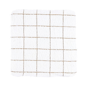 Arkwright Dish Towels for Kitchen - (Pack of 12) Soft, 100% Cotton Terry Dishcloths, Highly Absorbent & Quick Dry, Washcloths for Washing, Drying, and Cleaning Dishes, 12 x 12 in, Tan