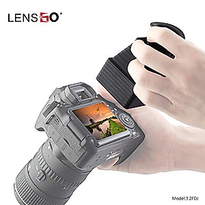 LENSGO Camera Viewfinder, Professional 3.2'' LCD Magnifier Viewfinder 3.2X Camera Screen Sunshade Hood for Canon Sony Nikon Olympus Panasonic and More DSLR/SLR Camera
