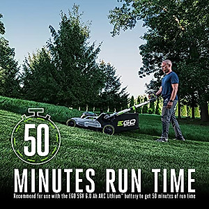 EGO Power+ LM2110SP 21-Inch 56-Volt Cordless Self-Propelled Brushless Lawn Mower with Dual Toggle - Battery and Charger Not Included, Black