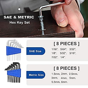 Prostormer Magnetic Screwdriver Set, 79-Piece Multi-Purpose Slotted/Phillips Screwdriver Kit with Precision Screwdrivers, Allen Wrench Set and Screwdriver Bits for DIY and Repair Works