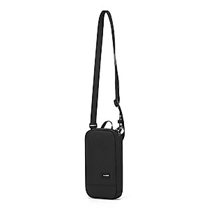 Pacsafe RFIDsafe RFID Blocking Tech Crossbody, Black