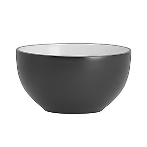 Pfaltzgraff Grayson Charcoal 12 Piece Dinnerware Set, Service for 4