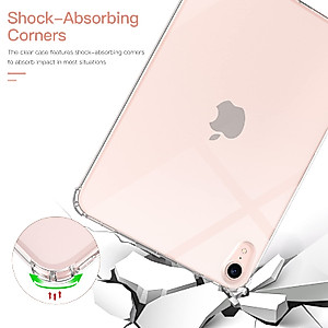 Case Compatible with iPad Mini 6 (8.3 inch, 2021), Slim and Light, Matte Non-Slip,Yellowing Resistant, Hard Back, Soft Frame, Fully Supports Pencil 2, Case for Mini 6