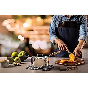 Tramontina 65140/106 Grano Stainless Steel Pot, Frying Pan, 7.9/10.2/6.3 inches (20/26 / 16 cm), 3-Piece Set, Grano Stainless Steel, All 3-Layer, Gas Induction Compatible, Made in Brazil