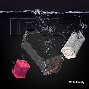 Skullcandy Terrain XL Wireless Bluetooth Speaker - IPX7 Waterproof Portable Speaker, 18 Hour Battery, Nylon Wrist Wrap, True Wireless Stereo