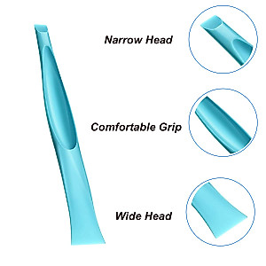 YXCCSE 15 Pack Multipurpose Stiff Scraper Cleaning Gum Scraper Tool,Kitchen Plastic Cleaning Scraper Tool Scratch Free Cleaning Tool, Label Scraper Gum Scraper Bottle Opener Can Opener