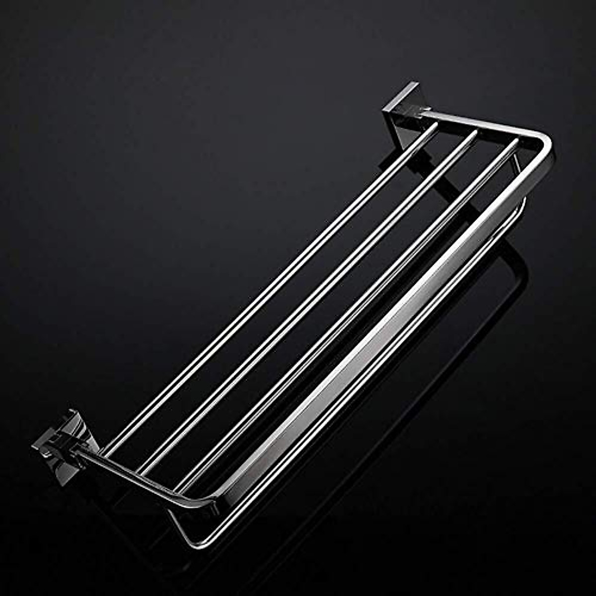 OMOONS Towel Rack Home Hotel Wall Double Towel Rack Light Bathroom Hardware Accessories