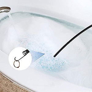 50FT Endoscope Borescope, Teslong Dual Lens Sewer Inspection Camera with 4.5'' Screen, Waterproof Snake Cable, LED Lights, 1080P Fiber Optic Scope Camera for Home Wall Duct Drain Pipe Plumbing