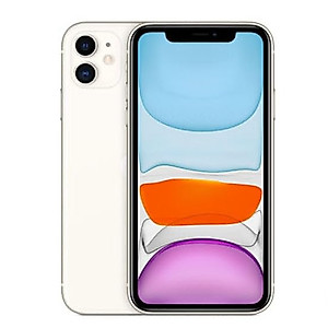 Original Unlocked Apple iPhone 11 64GB/128GB/256GB 3110mAh Dual 12MP Camera A13 6.1 inch LCD Screen iOS LTE 4G iphone11 128GB Standard/White