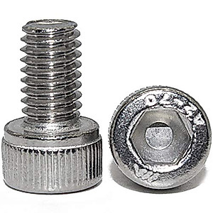 FullerKreg M5x8mm Stainless Steel Socket Head Cap Screws, Bright Finish(50 pcs)