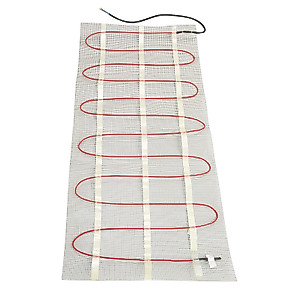 Electric Underfloor Heating Mat, Efficient Warming Continuous Heat Self Adhesive Underfloor Heating Mat 1.5㎡ PVC Protective Sleeve 180W for Floors (220-240V)