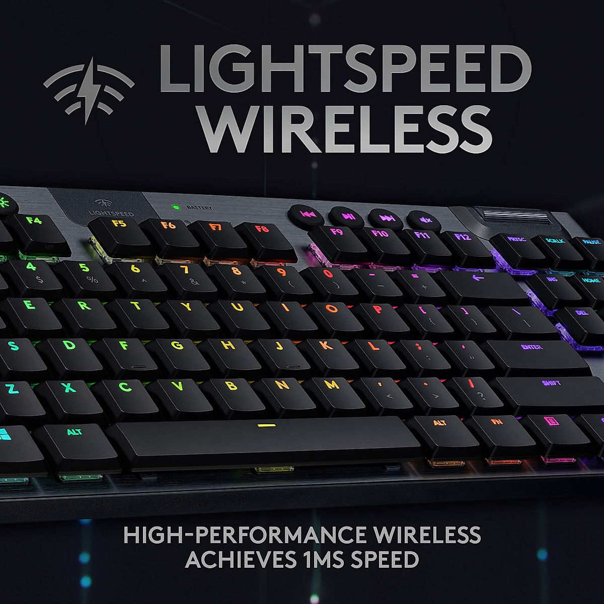 Logitech G915 TKL Tenkeyless Lightspeed Wireless RGB Mechanical Gaming Keyboard, Low Profile Switch Options, Lightsync RGB - Tactile & Pro Wireless Gaming Mouse with Esports Grade Performance