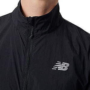 New Balance Men's Impact Run Jacket, Black, Medium