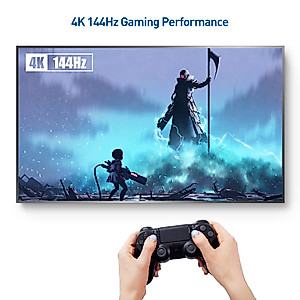 Cable Matters 6 ft 32.4Gbps DisplayPort Cable 1.4, Support 8K 60Hz, 4K 240Hz DisplayPort 1.4 Cable with FreeSync, G-SYNC and HDR for Gaming Monitor, PC, RTX 4080/4090, RX 6800/6900