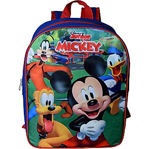 Mickey Mouse 15" Backpack (Royal Blue-Red)