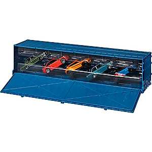 Hot Wheels Strasse, Autobahn, Autostrasse Container Set, 5 1:64 Scale Cars in Collectible Container, Metal/Metal & RealRiders, Gift for Collectors